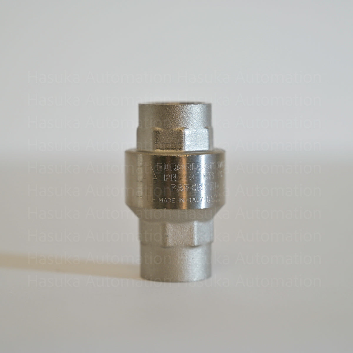 1/2" PN40 DN15 Stainless Steel Check Valve EUROBLOCK – Hasuka Automation