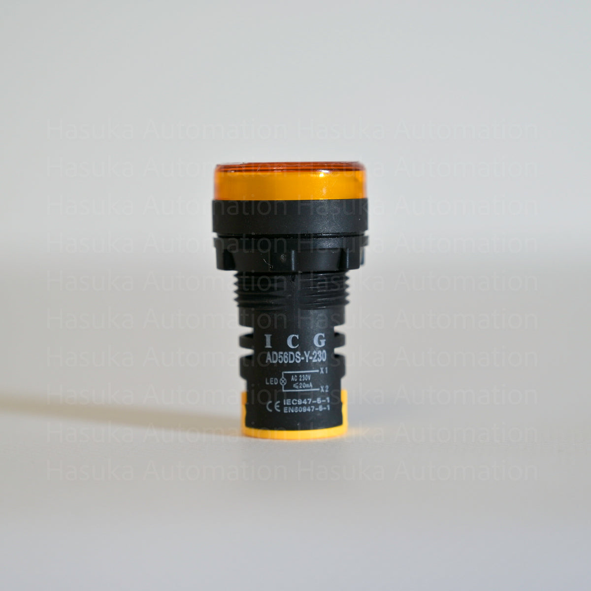 AD56DS-Y-230 Yellow LED Pilot Lamp ICG – Hasuka Automation