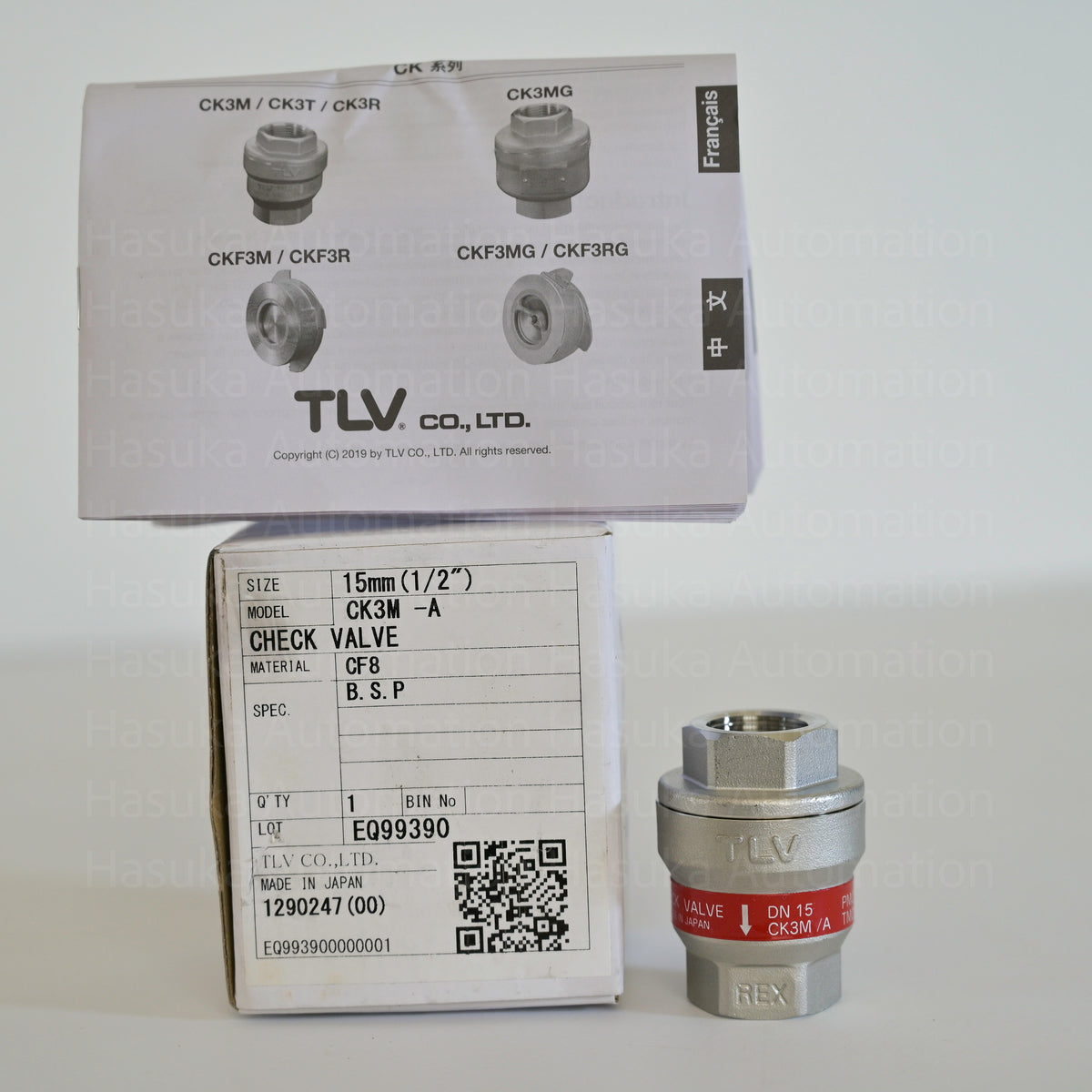 CK3M-A 1.2" CF8 Check Valve TLV – Hasuka Automation