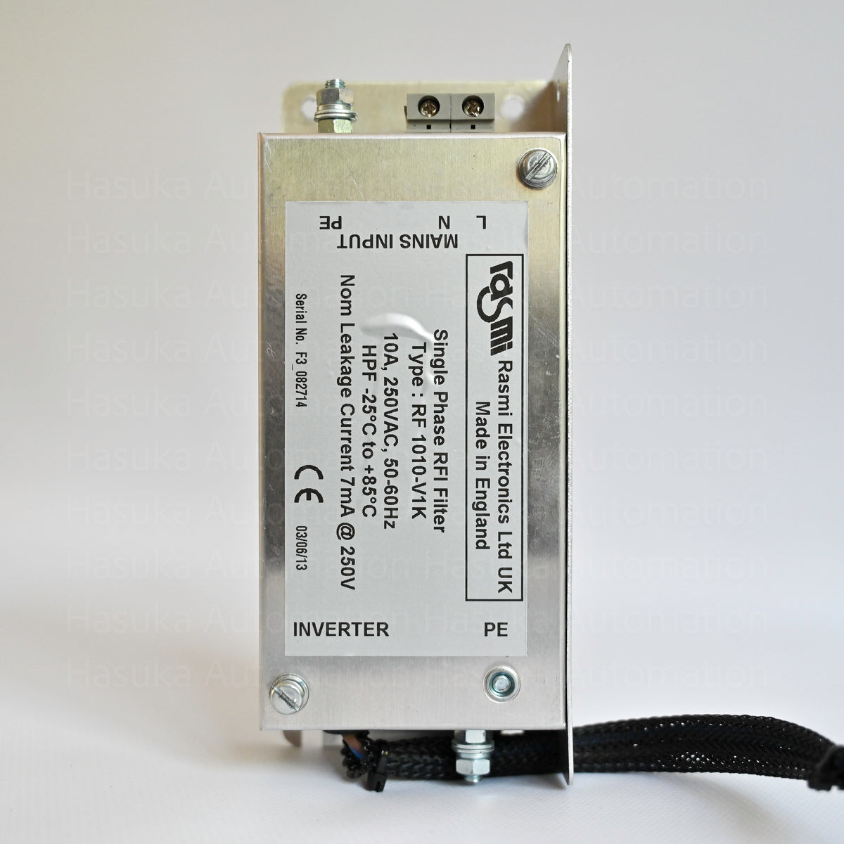 RF1010-V1K RFI Filter Rasmi – Hasuka Automation