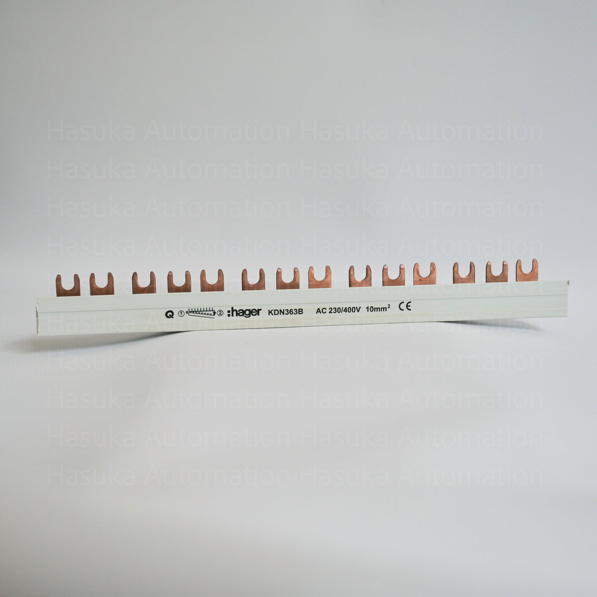 Hager KDN363B Insulated Busbar 3P 63A fork 10mm2 – Hasuka Automation